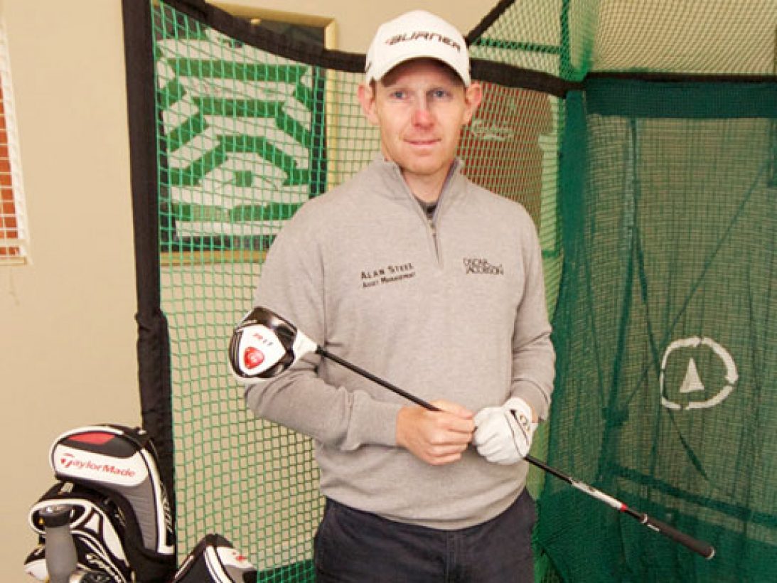 Scottish European Tour Player Stephen Installs Huxley Golf at Home